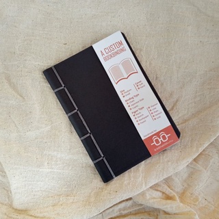 Jual BUKU Tulis HITAM POLOS Softcover NOTEBOOK A5 HVS HITAM Polos 80 ...