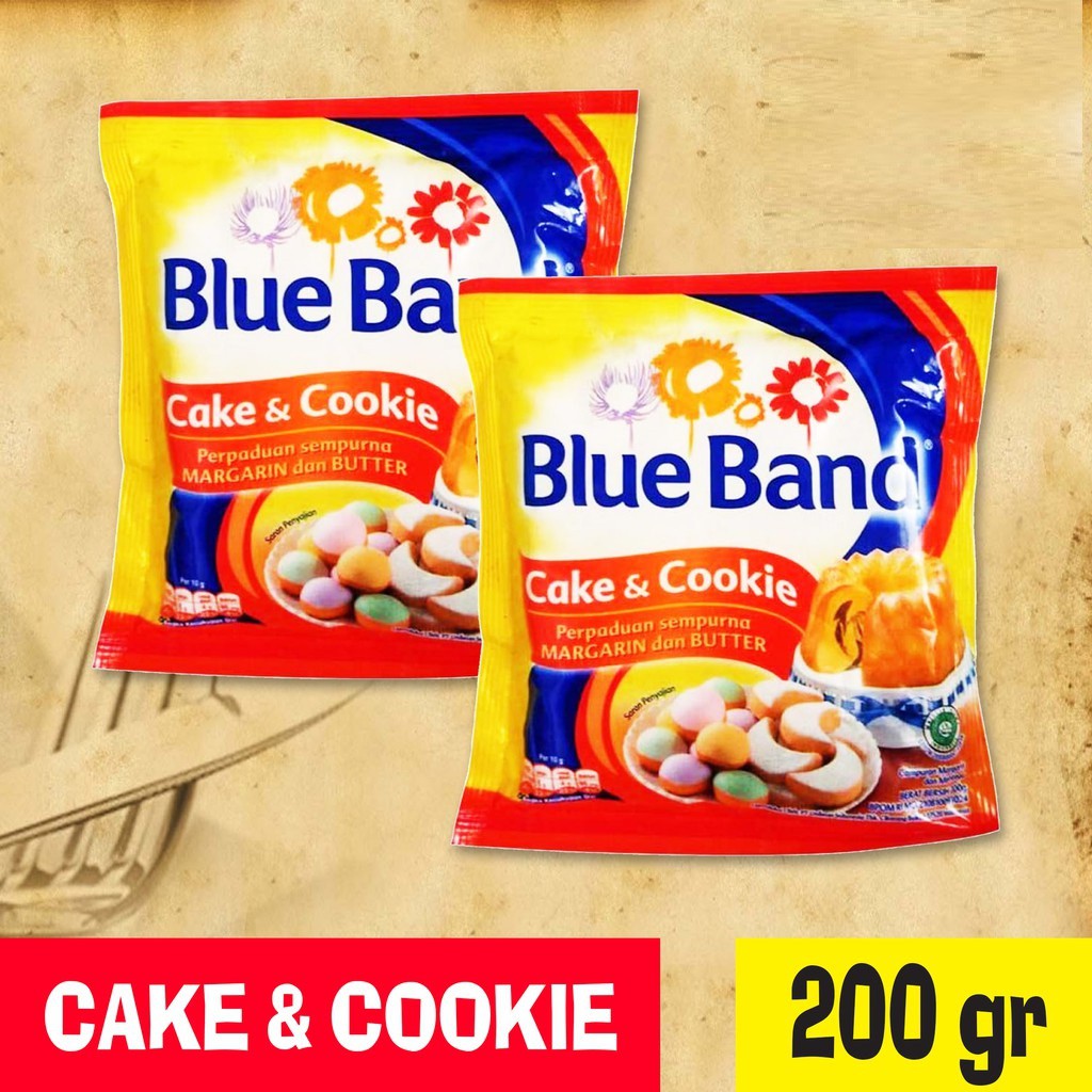 Jual Blueband Cake & Cookie 200gr Grosir Blue Band Serbaguna Mentega ...