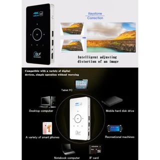 Proyektor Mini Smart Android C6 DLP Projector 4K 4100 MAH Infocus ...