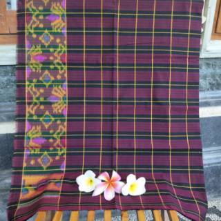 Kain endek tenun bali motif kotak kotak | Shopee Indonesia