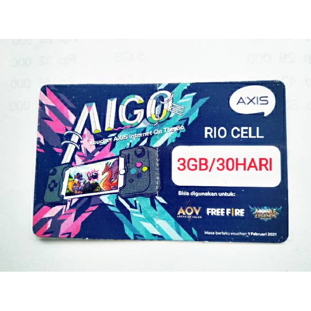Jual Voucher AXIS 3GB 24 JAM | Shopee Indonesia