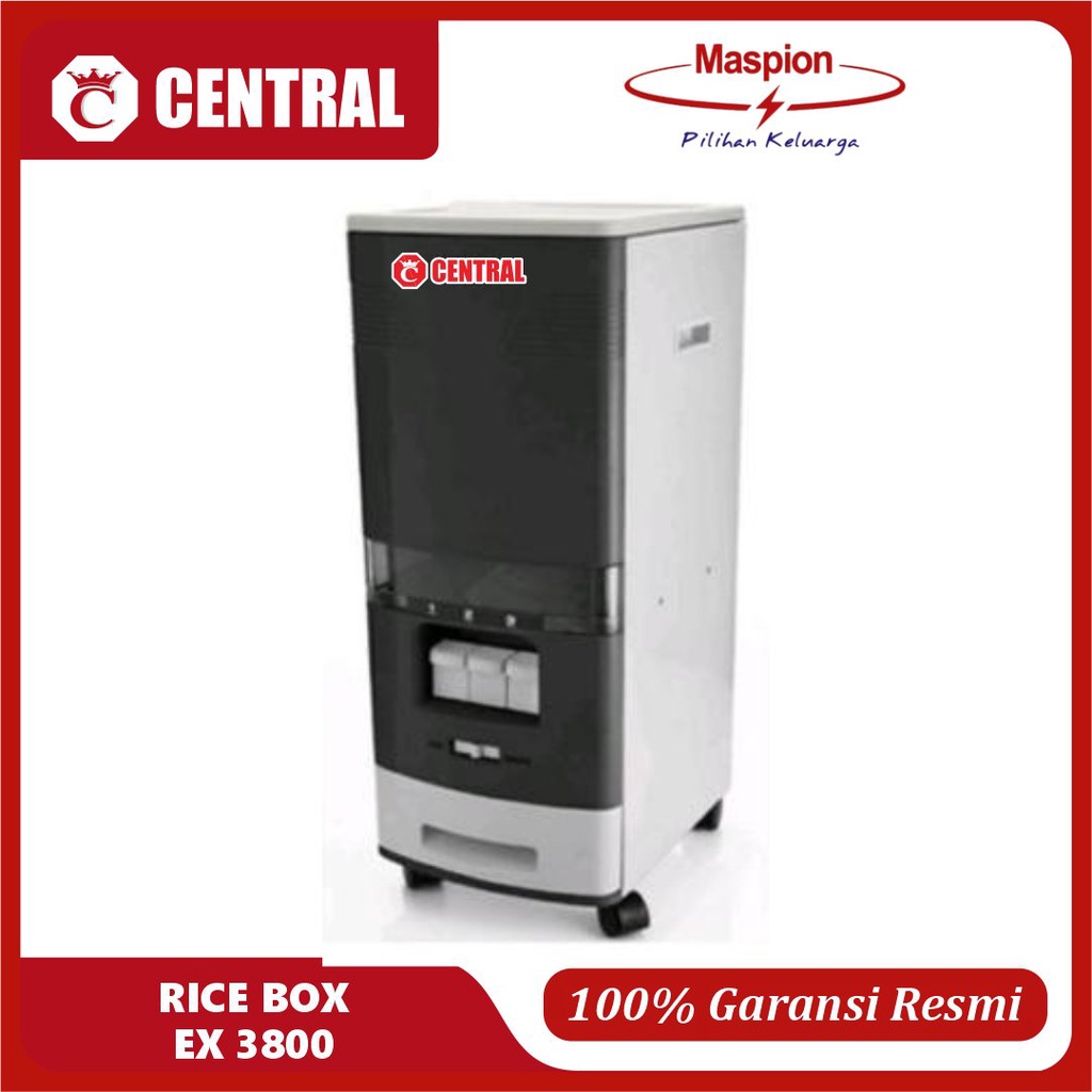 Jual RICE BOX MASPION EX 3800 / MRD 3800 GREY / MRD 3801 | Shopee Indonesia