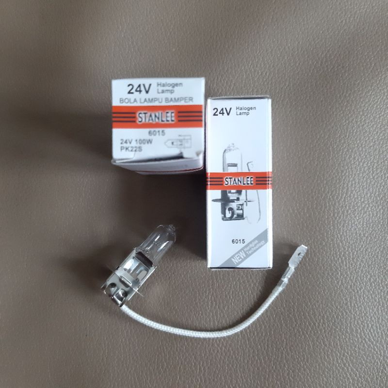 Jual Bohlam Lampu Halogen H3 24V-100W / 6015 | Shopee Indonesia
