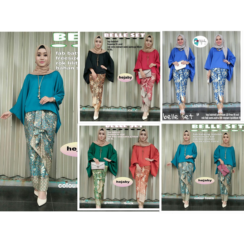 Jual BAJU PESTA Kebaya Belle Set ( Setelan kebaya party dress ...