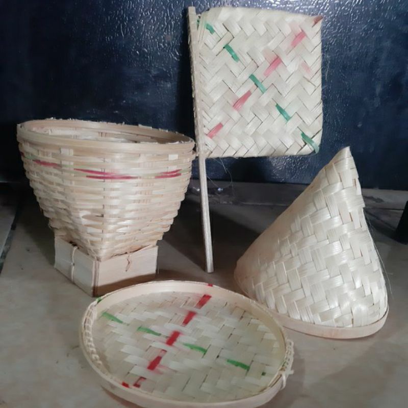 Jual Mainan Tradisional Anak terbuat dari Anyaman Bambu (4 in1) Free ...