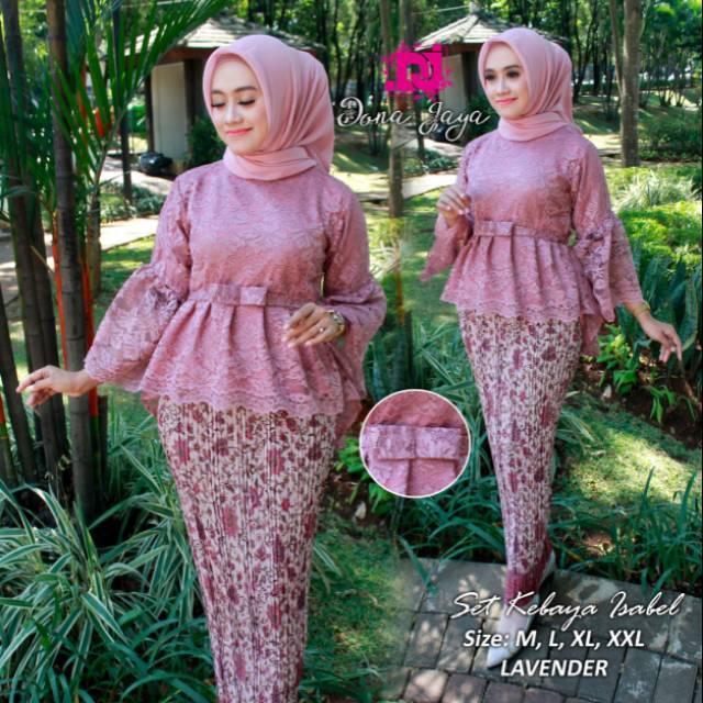 Jual Kebaya modern isabel brukat furing/ kebaya kondangan modern ...