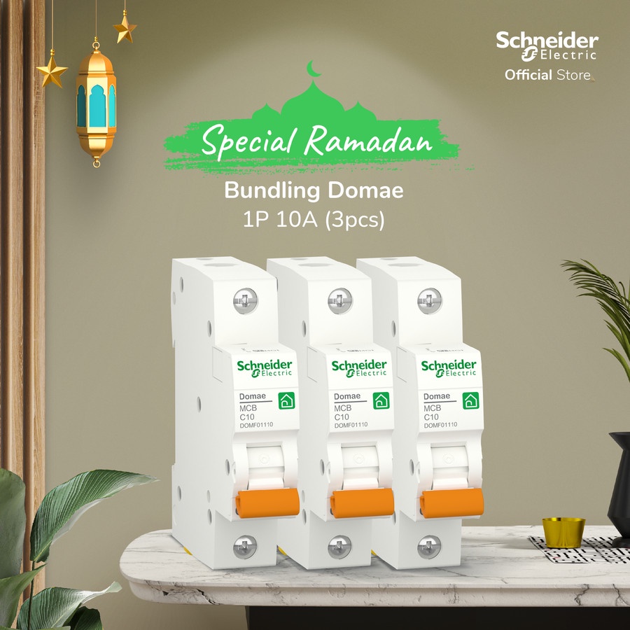 Jual Bundle Schneider Electric MCB DOMAE 10A(3pcs) | Shopee Indonesia