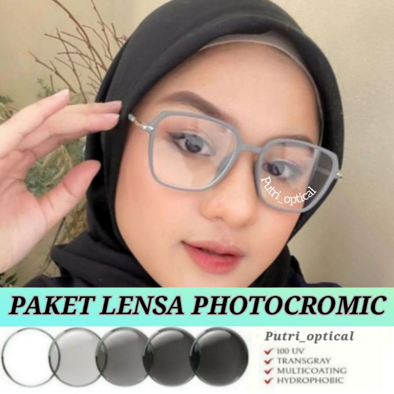 Jual Kacamata Minus Photocromic Terbaru 20098 | Kacamata Minus Anti Radiasi (Kacamata Frame ...