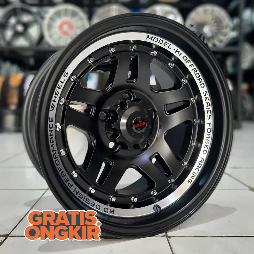 Jual velg ofroad ring 15x8 pcd 5x114,3 velg mobil rush,innova,kuda ...