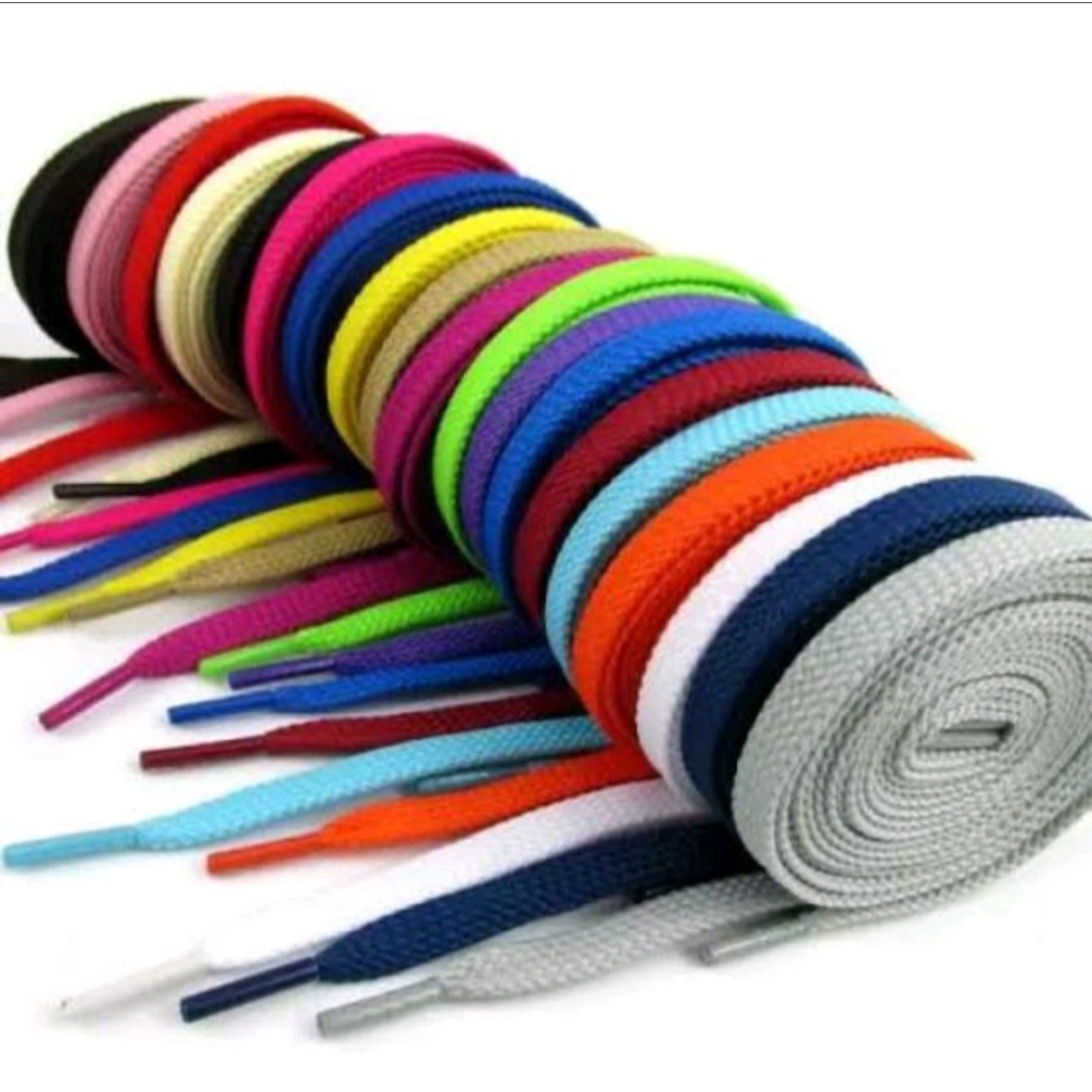 Jual Tali Sepatu Gepeng (Satu Pasang) | Shopee Indonesia