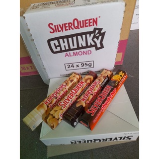 Jual SilverQueen Chunky Bar 95 gr 1 Box Isi 24 pcs X 95gr Cokelat ...
