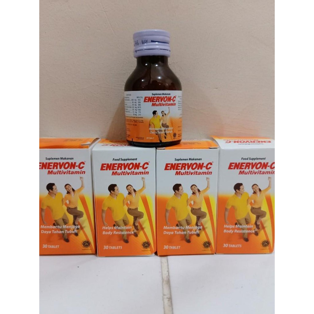 Jual ENERVON C MULTIVITAMIN BOTOL 30 TABLET ORIGINAL | Shopee Indonesia Jual ENERVON C MULTIVITAMIN BOTOL 30 TABLET ORIGINAL | Shopee Indonesia
