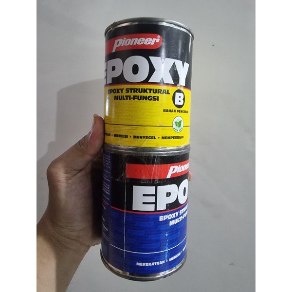 Jual lem epoxy pioneer all purpose 1,4kg | Shopee Indonesia