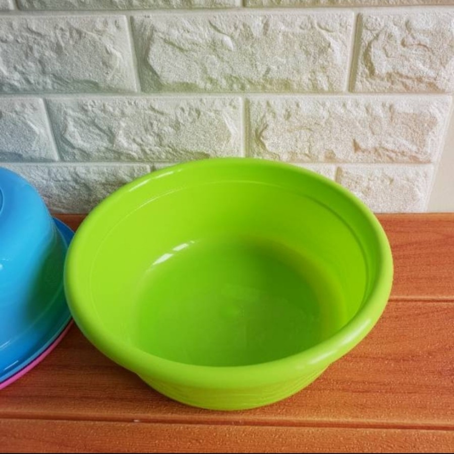 Jual BASKOM PLASTIK WARNA CANTIK DIAMETER 35CM | Shopee Indonesia