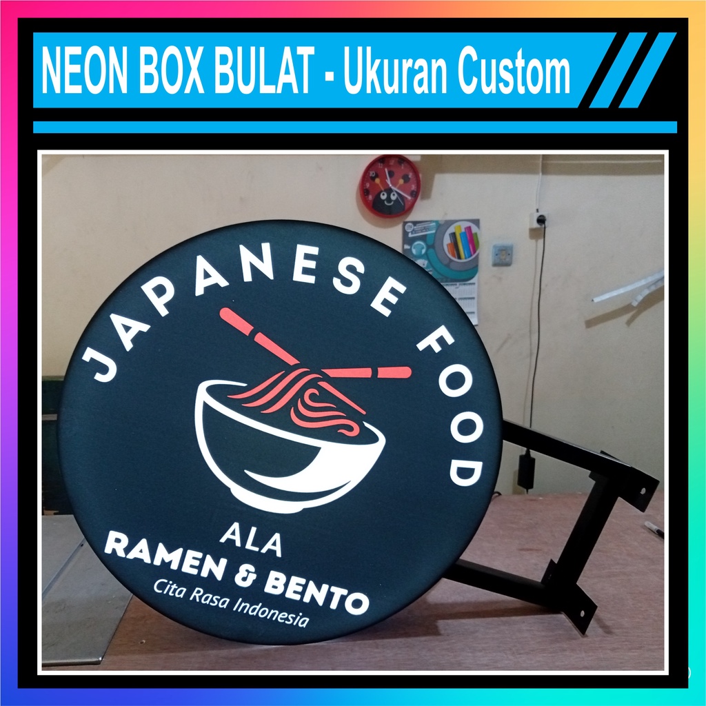 Jual Neon Box Bulat Custom | Shopee Indonesia