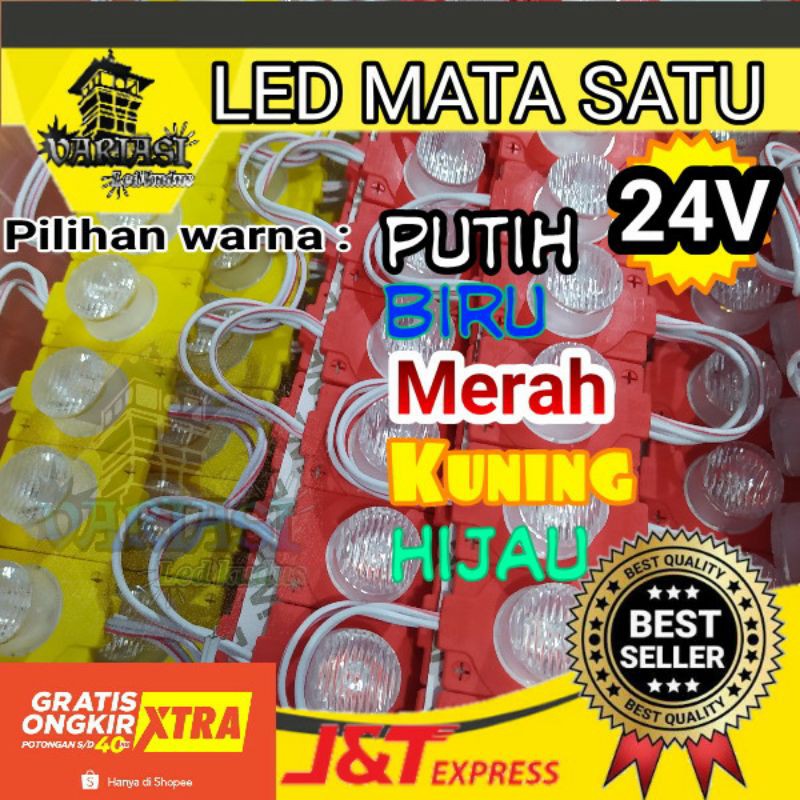 Jual LAMPU LED MODUL MATA 1 (24VOLT) 1,5WATT | Shopee Indonesia