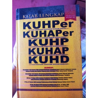 Jual Kitab Lengkap KUHPer KUHAPer KUHP KUHAP KUHD | Shopee Indonesia