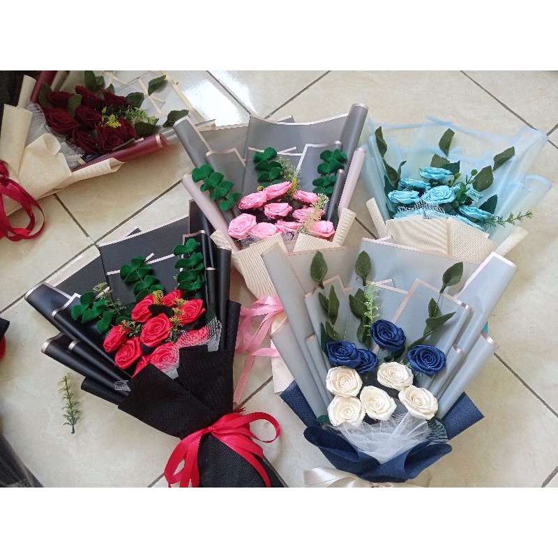 Jual (READY STOCK) BARANG BISA DIKIRIM HARI YG SAMA - Buket Satin ...