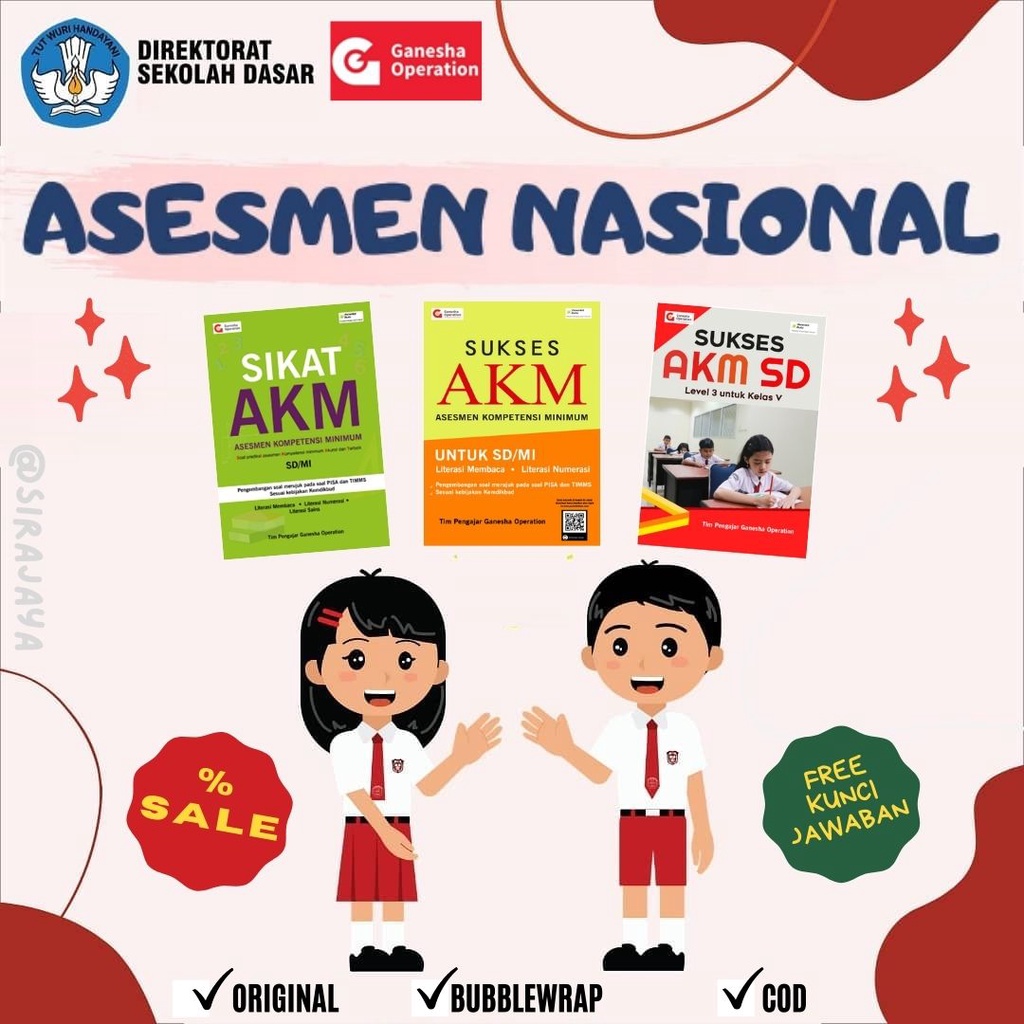 Jual TERJITU!!! BUKU AKM SD | BUKU AKM SD KELAS 5 | AKM SD | MATERI ...