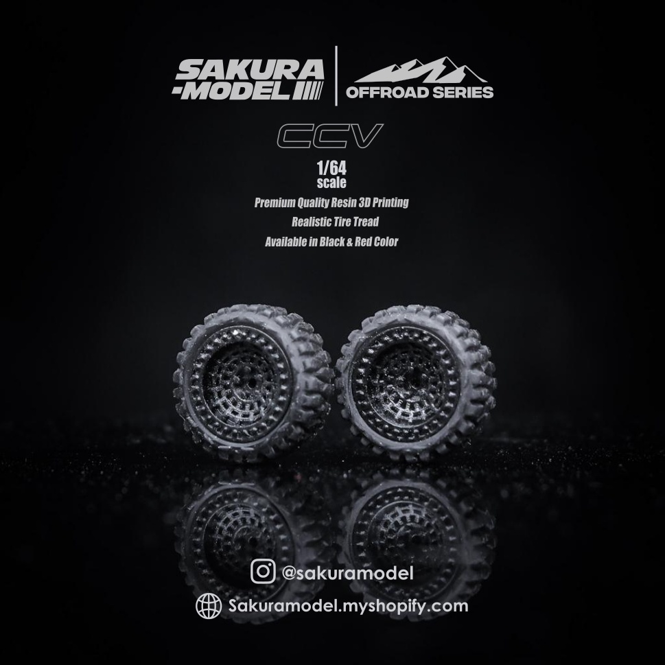 Jual 1/64 Custom Wheels Sakura model CCV Wheels with Nitto tire | Shopee Indonesia