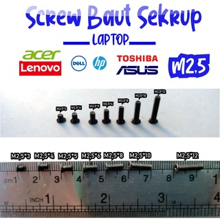 Jual Screw Laptop Asus Baut Casing Laptop Lenovo Sekrup Hardisk Baud ...