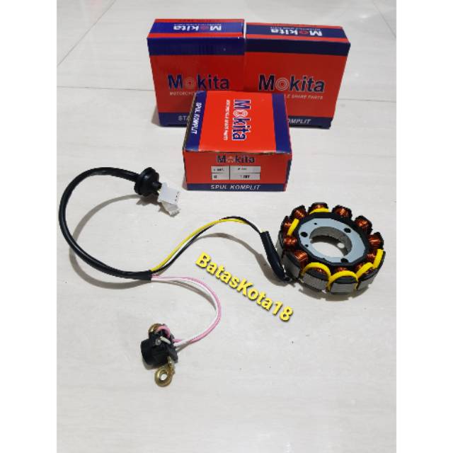 Jual Spull Spool Assy Stator Assy Spul + Pulser Mio Lama-New-Sporty- Smile-Soul Carbu Mokita ...