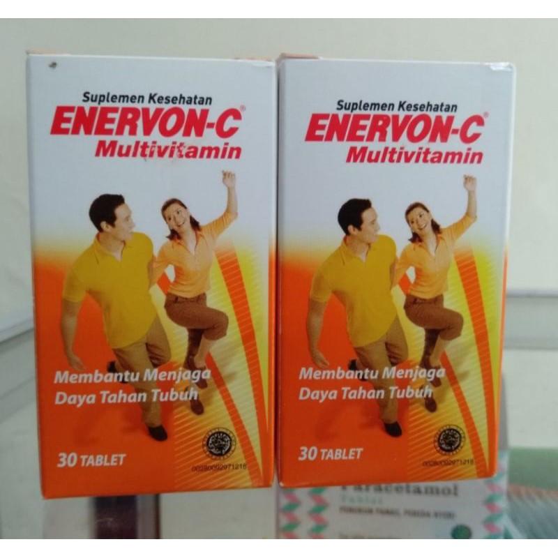 Jual enervon c botol isi 30tablet multivitamin vitamin c | Shopee Indonesia
