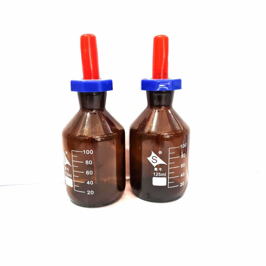 Jual Dropping bottle botol pipet kaca gelap 125ml botol | Shopee Indonesia