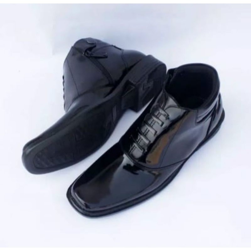 Jual Sepatu PDH PDL Polisi Polri TNI SECURITY SATPOL PP Formal Kilap ...
