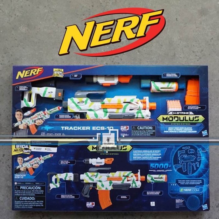 Jual Nerf Modulus TRACKER ECS-10 ECS10 ECS 10 Camo / Automatic Otomatis ...