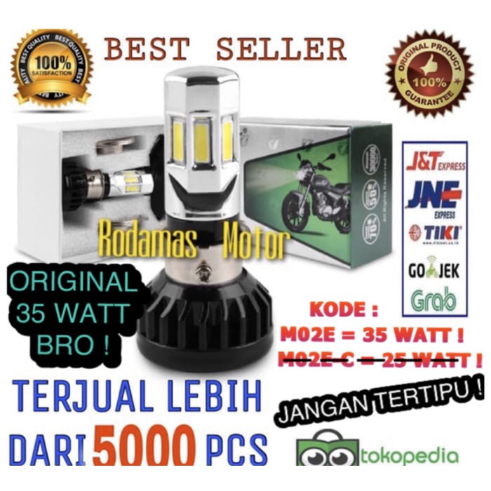 Jual Lampu Motor LED 6 Sisi RTD ORIGINAL | Shopee Indonesia