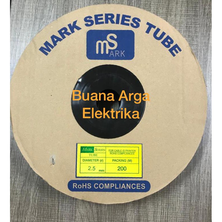 Jual Marker tube / Marking Tube MARK SERIES 2.5 - Kabel Ukuran 0.5-10 ...