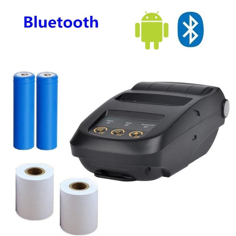 Jual NYEAR Mini Portable Bluetooth Thermal Receipt Printer Pencetak Label | Shopee Indonesia