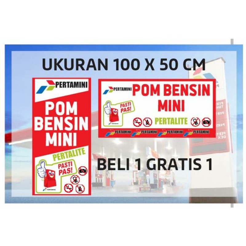 Jual Banner Pom Mini Beli 1 Gratis 1 Spanduk | Shopee Indonesia