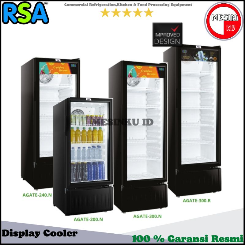 Jual Showcase Chiller RSA AGATE Showcase Cooler Display Cooler 1 Pintu ...