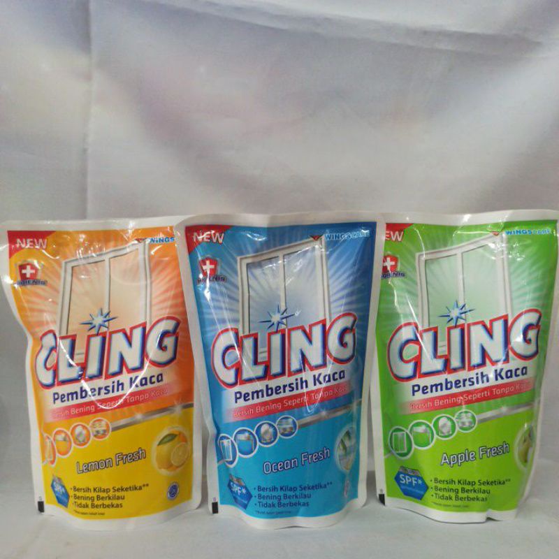 Jual Cairan Pembersih Kaca Cling Pembersih Kaca 425ml | Shopee Indonesia