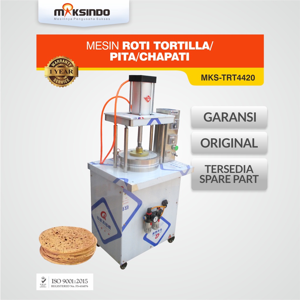 Jual Mesin Roti Tortilla/Pita/Chapati MKS-TRT4420 | Shopee Indonesia