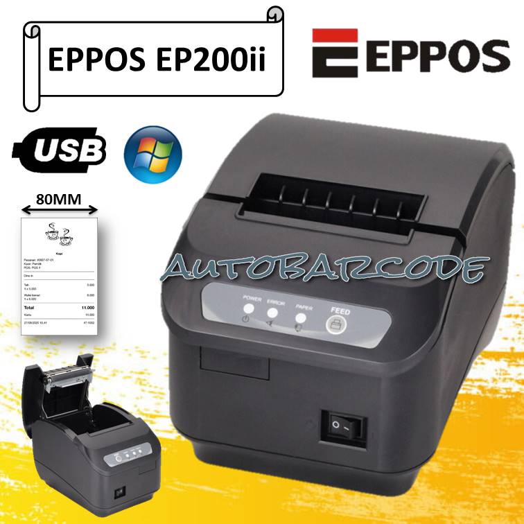 Jual PRINTER THERMAL EPPOS 80MM EP200II - USB RS232 MITRALAND PRINTER KASIR AUTOCUTTER | Shopee ...