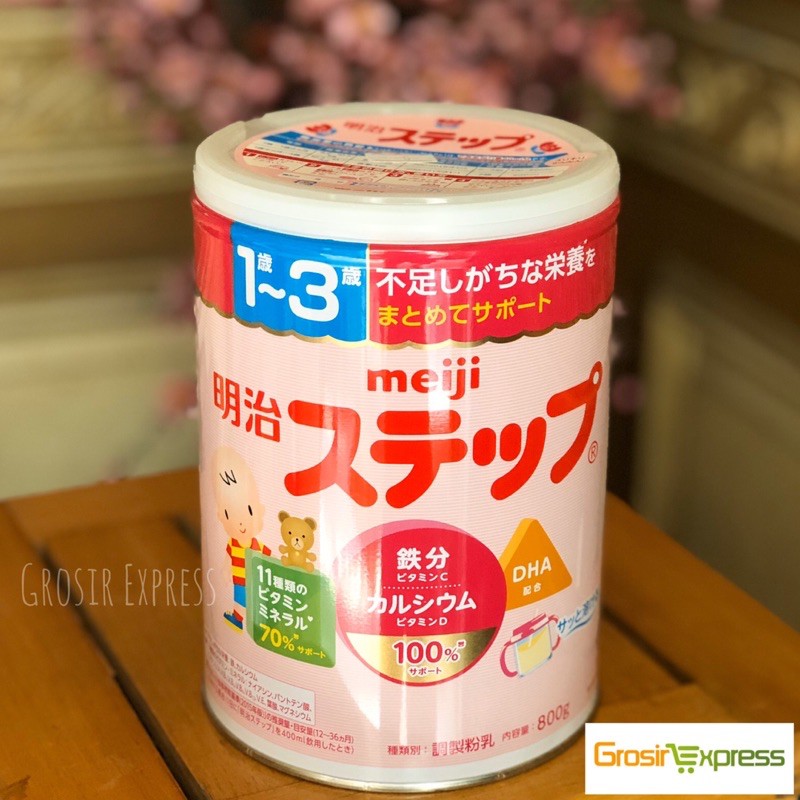 Jual **MADE IN JAPAN** Susu Meiji Step Milk Powder 1-3 Tahun 800gr ...