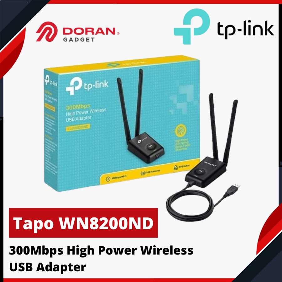 Jual Tp-link TL-WN8200ND 300Mbps High Power Wireless USB Adapter ...