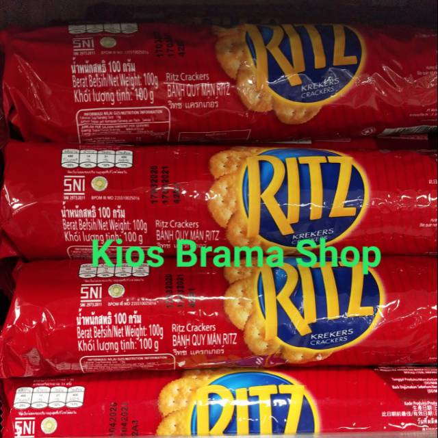 Jual RITZ CRACKER 100 GR | Shopee Indonesia