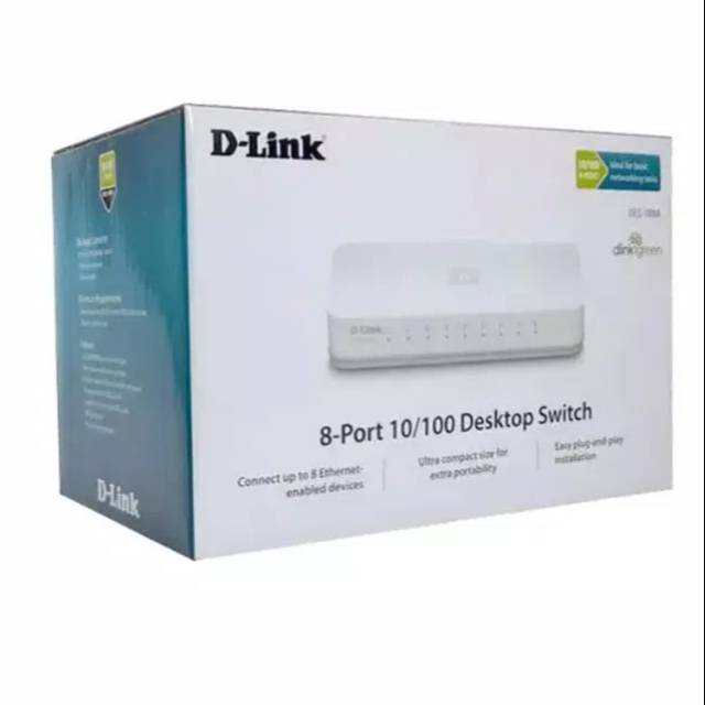 Jual Switch Hub Dlink 8 port 8p Des-1008C 8port | Shopee Indonesia