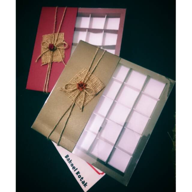 Jual BOX COKLAT / KOTAK COKLAT sekat 25 | Shopee Indonesia