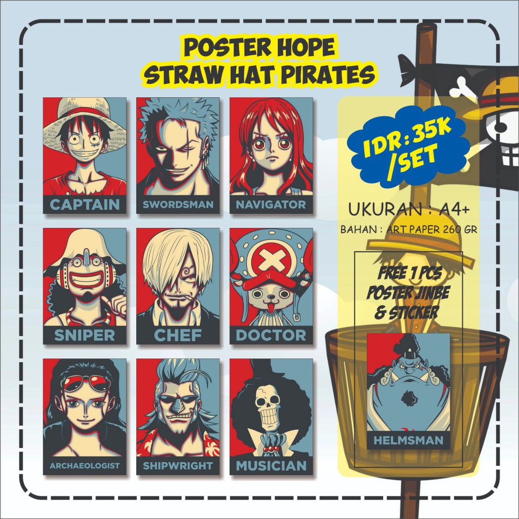 Jual Poster One Piece - Hope SHP | Shopee Indonesia