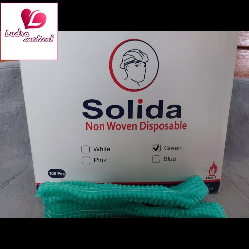 Jual Solida Mob Cap Nurse Cap Hairnet Tutup Kepala Medis eceran ...