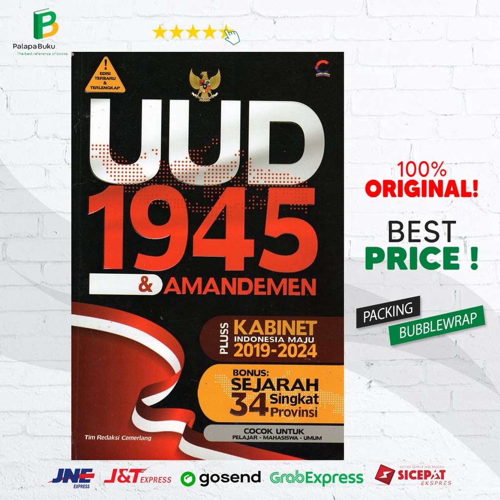 Jual UUD 1945 & AMANDEMEN (edisi terbaru & terlengkap) | Shopee Indonesia