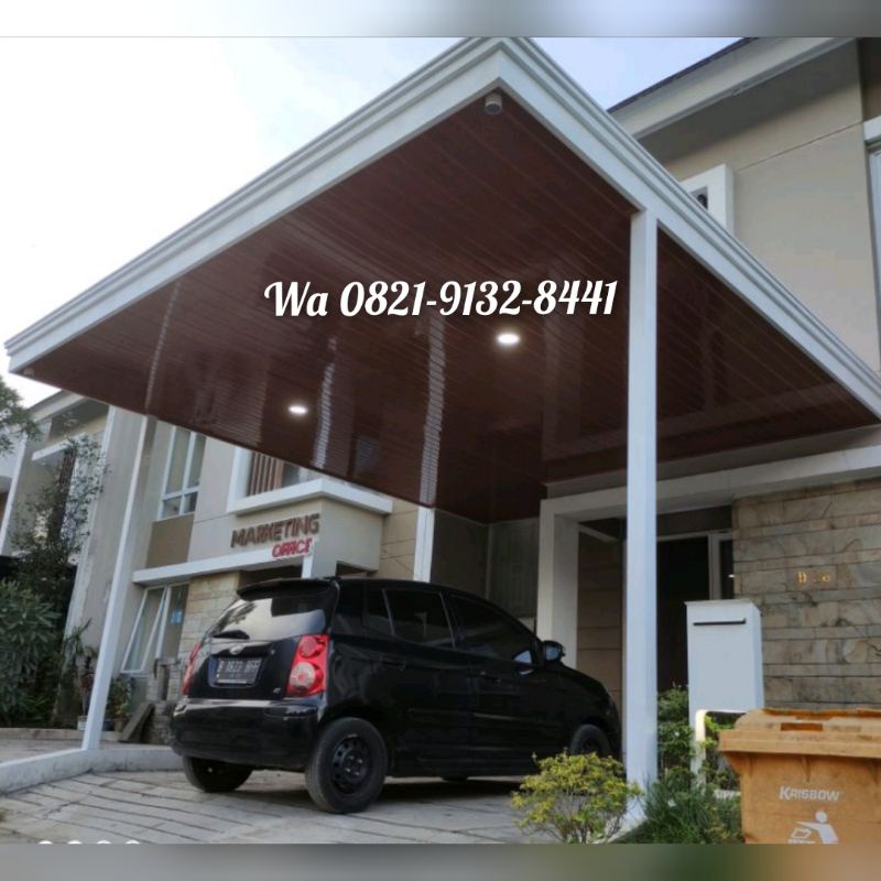 Jual Kanopi besi plafond PVC terlaris Jogja harga per meter persegi ...