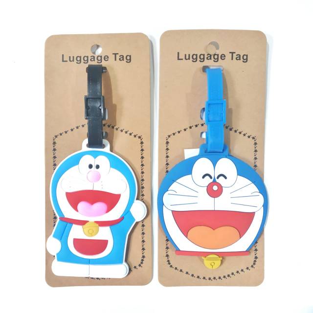 Jual Name tag id card luggage koper karakter doraemon | Shopee Indonesia