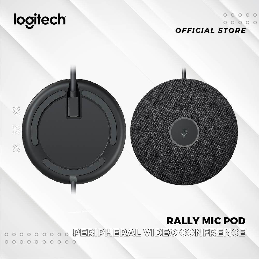 Jual Logitech Rally Mic Pod (Logitech Rally) - Garansi Resmi | Shopee ...