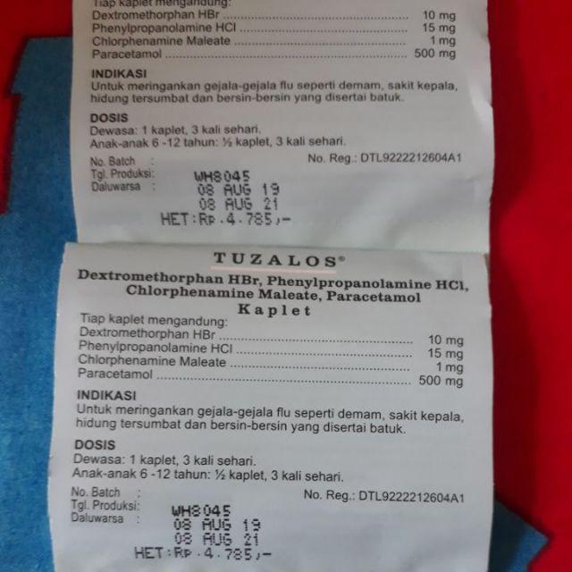 Tuzalos tablet per strip | Shopee Indonesia